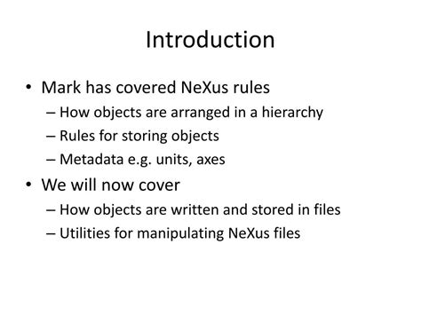 PPT The NeXus API And Utilities PowerPoint Presentation Free