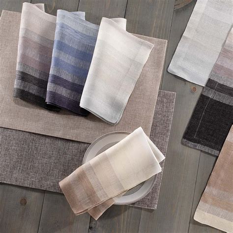 Bodrum Linens Gradient Stripe Napkins Set Of 4 Sabavi® Home
