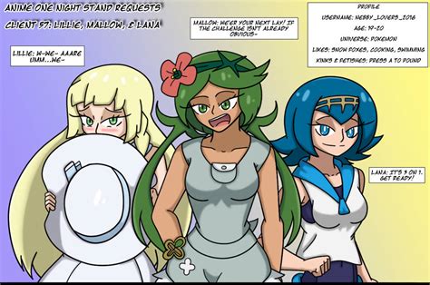 A O N S R Lillie Mallow And Lana By Dywtb Nothing On Deviantart