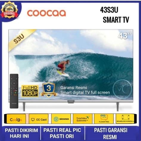 Promo Coocaa Inch Led Tv S U Smart Digital Tv Hdmi Usb Bezel Less Terbaru Diskon Di