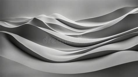 Dynamic Black And White Abstract Background With Flowing Wavy Lines A Modern Artistic Design