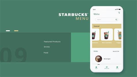 Starbucks Mobile UI Redesign Behance