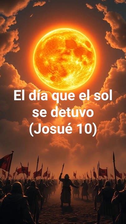 Curiosidades Y Datos Bíblicos 7 El Día Que El Sol Se Detuvo Josué 10