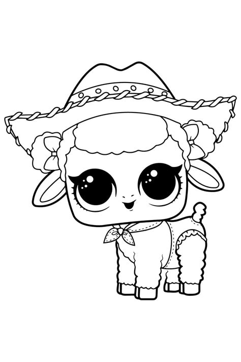 ภาพระบายสีlamb Dancer Lol Surprise ดาวน์โหลด พิมพ์ หรือระบายสีออนไลน์