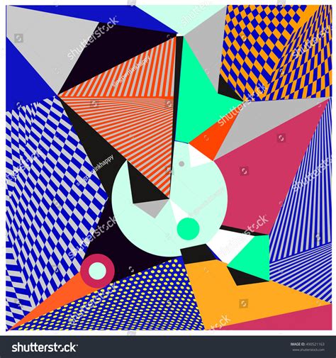 Abstract Modern Triangles Background Pattern Illustration Stock Vector Royalty Free