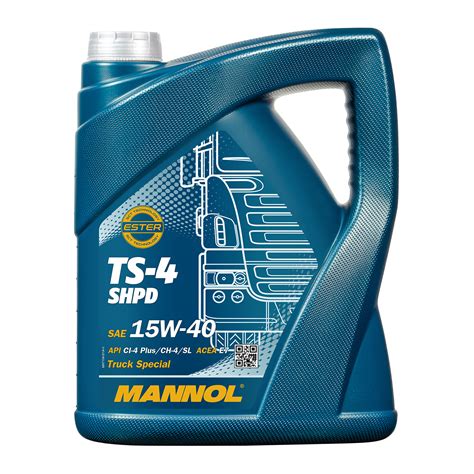 MANNOL SAE 15W-40 SHPD TS-4 | 15W-40 | Motoröl LKW / Traktor ...