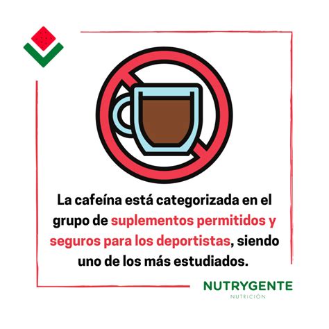 Cafeína como suplementación en el deporte Nutrygente