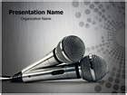Professional Microphones Editable PowerPoint Template