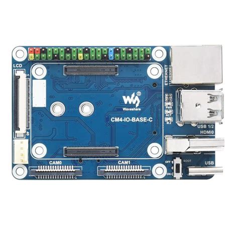Mini Base Board C Designed For Raspberry Pi Compute Module 4 Waveshare Waveshare