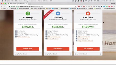 How To Sign Up For A Siteground Hosting Account Youtube