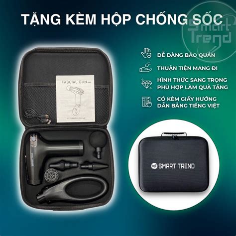 Máy Massage Cầm Tay Smart Trend Mstl Có Tay Cầm Nối Dài Tháo Lắp Thông Minh