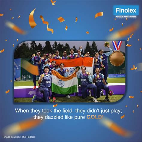 Amit Mathur On Linkedin Finolex Asiangames Goldmedal Cricketglory