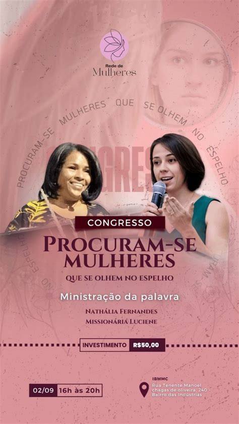 Congresso Rede De Mulheres Ibmmc Em Jo O Pessoa Sympla