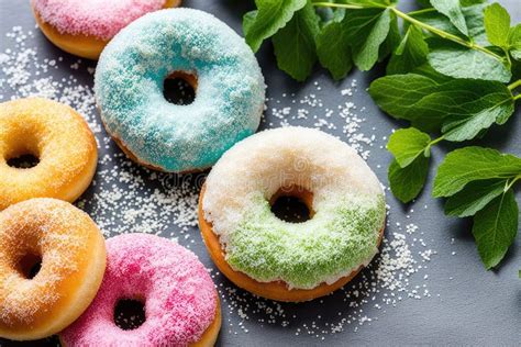 Mochi Donut Combines The Texture Of Japanese Stock Image Image Of