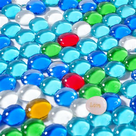 Sidong 5 Lb Flat Glass Beads For Vases 12 Inches Glass