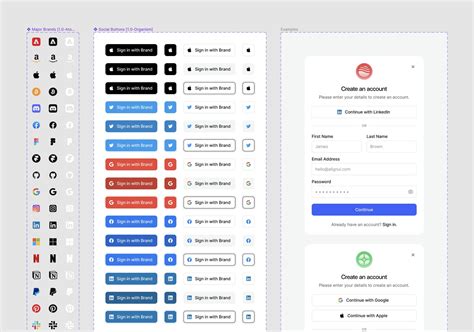 Erşad On Twitter Weve Completed The Social Buttons Designed For Use On Sign In And Sign Up