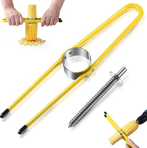 1 Pack Corn Remover Tool With Drill Bit Set Corn Stripper For Quick