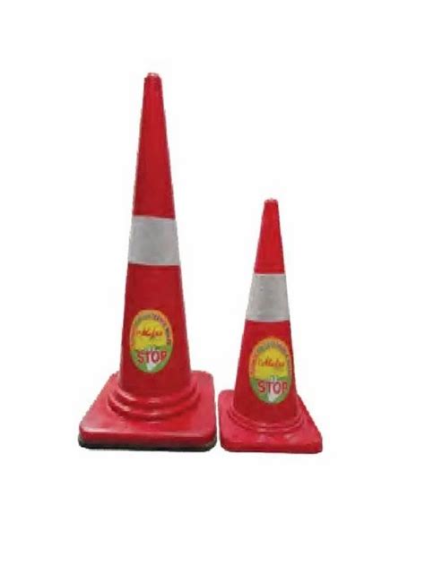 Red Ldpe Road Safety Cones 480gm To 125kg Model Namenumber