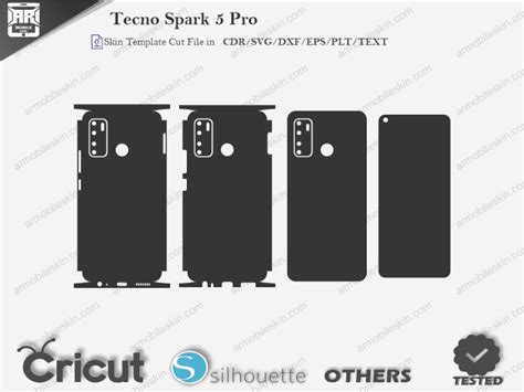 Tecno Spark Pro Skin Template Vector Armobileskin
