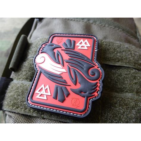 Odins Raven Patch Redsky Airsoftgeek