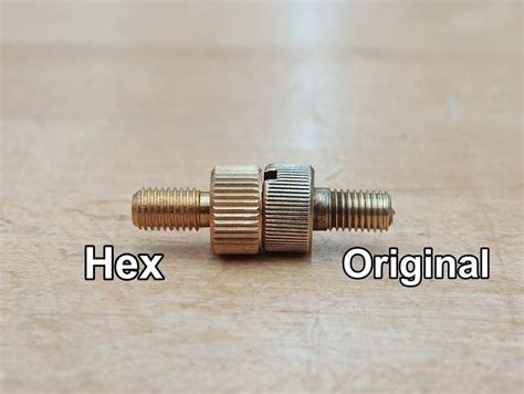 Hex Socket Router Plane Screws Pair Lie Nielsen Version Robcosman