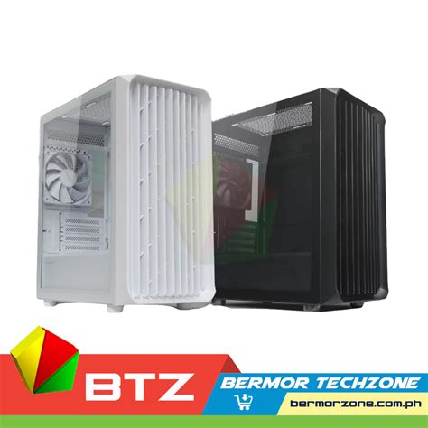 Tecware Flow M W 4x Fans High Airflow Matx Chassis Black White Bermor Techzone