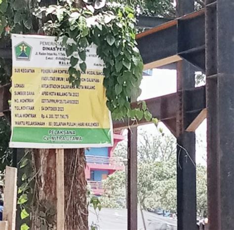 4 3 Milyar Pembangunan Parkir Vertikal Di Stadion Gajayana Kota Malang