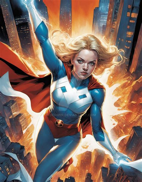 Actress Sydney Sweeney As Power Girl Kara Zor L Fi By Desnnr On Deviantart