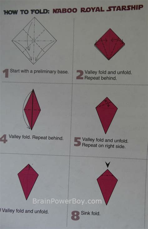 Origami Instructions Star Wars
