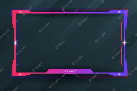 Premium Vector A Colorful Border For A Computer With A Dark Background