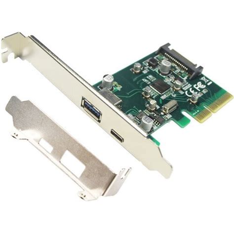 E-green pci-express kontroler na usb 3.1 tip a + usb-c host controler ...