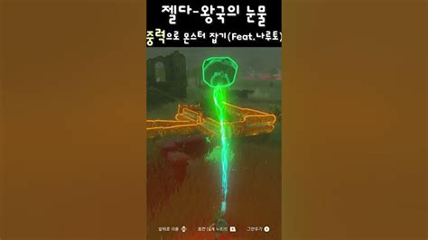 젤다의 전설 왕국의 눈물 중력으로 몬스터 잡기 Shorts Youtube