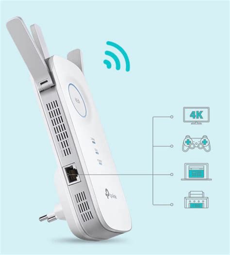 Tp Link Ac1750 Wi Fi Range Extender Re450 Extended Twice The Wi Fi Net الابداع