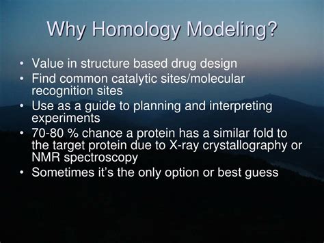Ppt Content Protein Fold And Structure Homology Modeling Protein