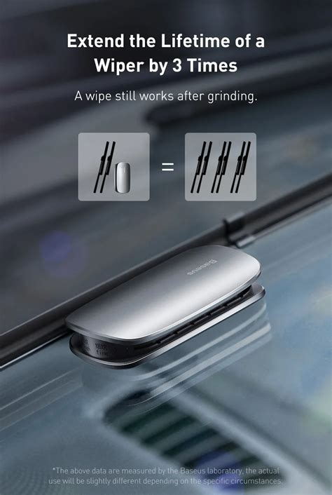Baseus Rain Wing wiper repairer Silver - Baseus Pakistan
