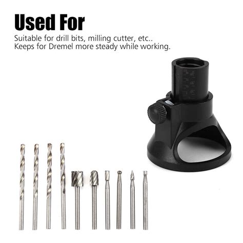 For Dremel Rotary Multi Tool Cutting Guide HSS Router Drill Bits Kit