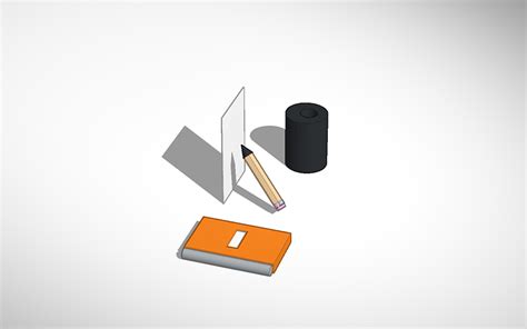 3d Design School Supplies Tinkercad