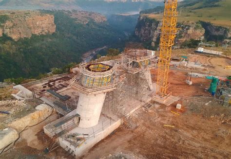 In Pics Construction Work On Sas New Mega Bridge In Eastern Cape