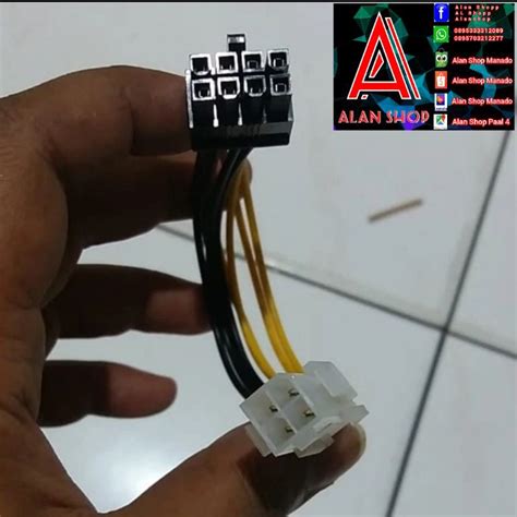 Jual Kabel Perpanjangan Atx Power 4 Pin Psu To 8 Pin Motherboard