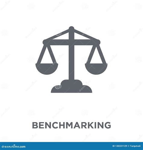 Benchmarking Icon Premium Style Design From Business Management Icon