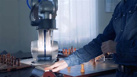 Innovative Robotic Chess Artificial Intelligence Play Chess With A