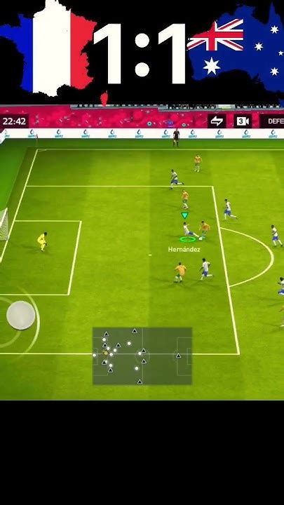 France Vs Australia 🎯🏆 Group Stage Fifa Mobile ™ Highlights Shorts