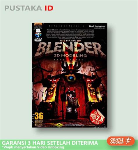 jual buku the magic of blender 3d modeling edisi revisi di seller buku