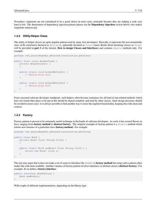 Advanced Java Notes PDF Connect Techs