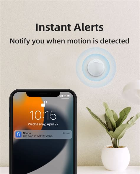 Noorio Motion Sensor Accurate Alerts Easy Installation Long Battery