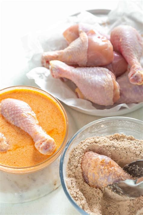 Air Fryer Kfc Southern Fried Chicken Drumsticks Pretty Delicious Eats