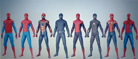 Mcu Spider Man Suits By Freddyzillabear On Deviantart