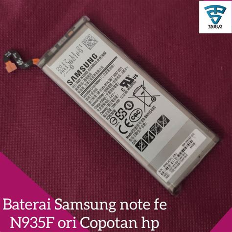 Jual Baterai Batre Samsung Note Fun Edition Fe Ori Copotan Hp Shopee Indonesia