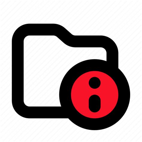 Warning Folder Data Storage File Office Material Icon Download On Iconfinder