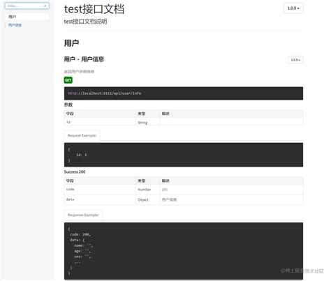 Nodejs Express生成在线api接口文档引言 为了更好的方便前后端联调，nodejs作为后台服务端代码，必 掘金